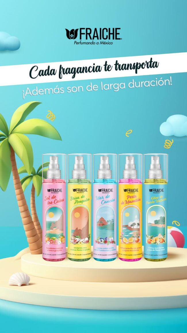 Fraiche lanza nuevos body mist inspirados en las playas de México ...